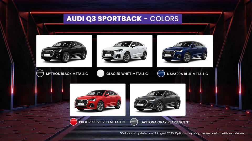 Audi Q3 Sportback – Price From ₹52.98 lakh, Available Colors, Features ...