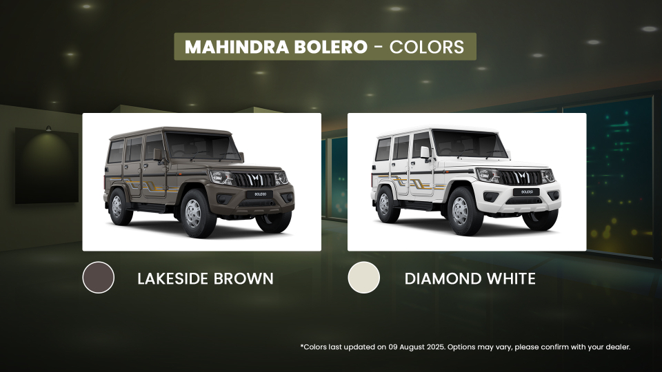Mahindra Bolero: Price Starts at ₹8.79 lakh, Features, Specs & Images