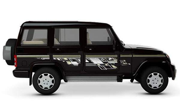 Mahindra Bolero White Side View