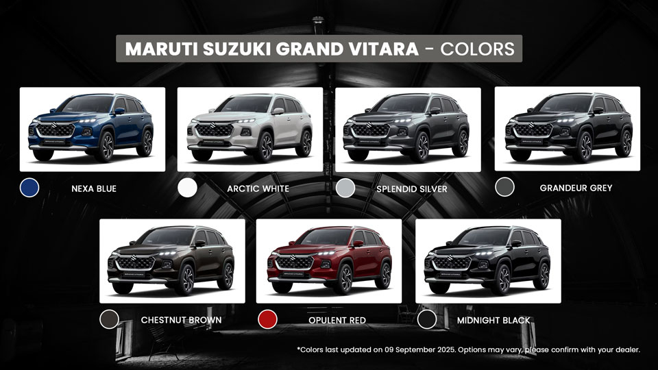 Maruti Suzuki Grand Vitara Photos | Grand Vitara Interior and Exterior ...