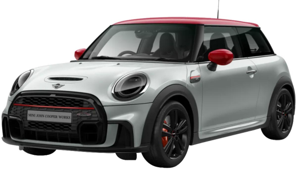 Red Mini Cooper Side View