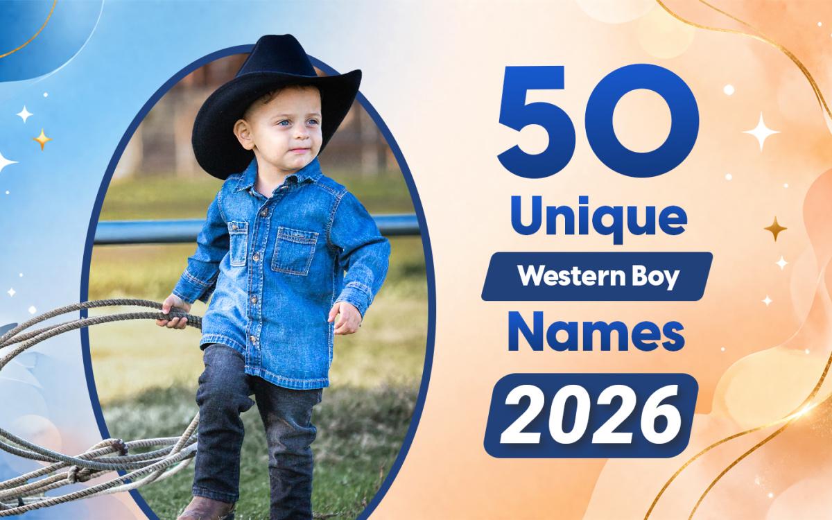 50 Handsome Western Baby Boy Names and Meanings for 2026