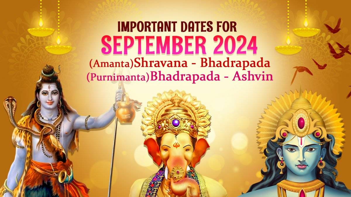 September 2024: Important Festivals and their Dates of Shravana ...