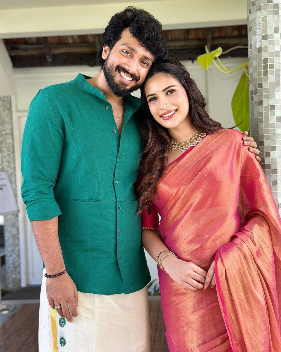 Celebrity-Inspired Pongal Outfit Ideas for Newly-wed Couples