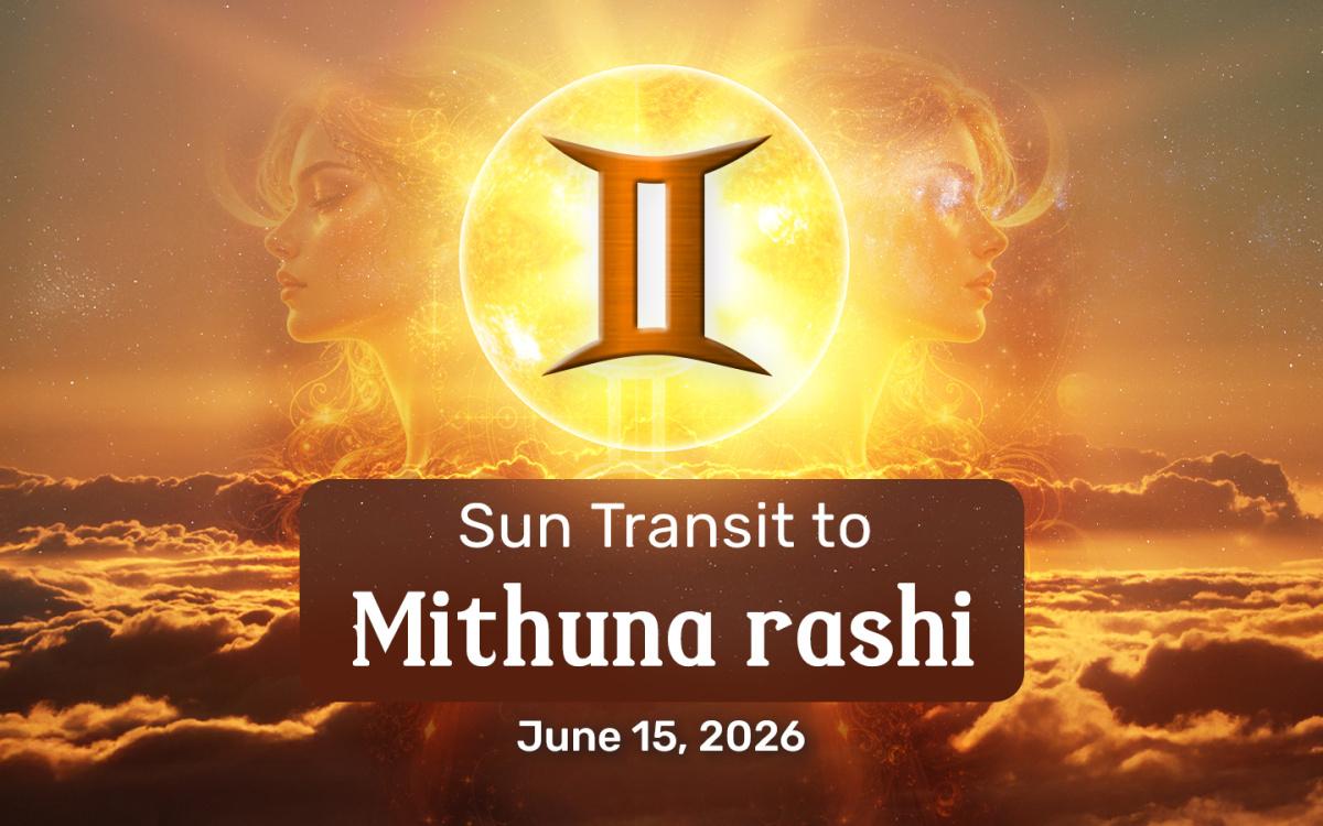 Sun transit in Mithun Rashi 2026: Astrological Effects and Predictions