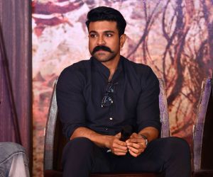Check out the new poster of the film RRR featuring Ram Charan and N.T ...