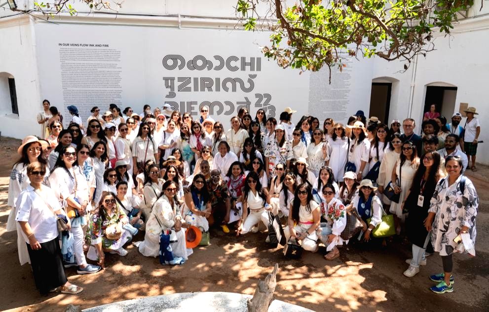 100 women members of FICCI visit Kochi Biennale