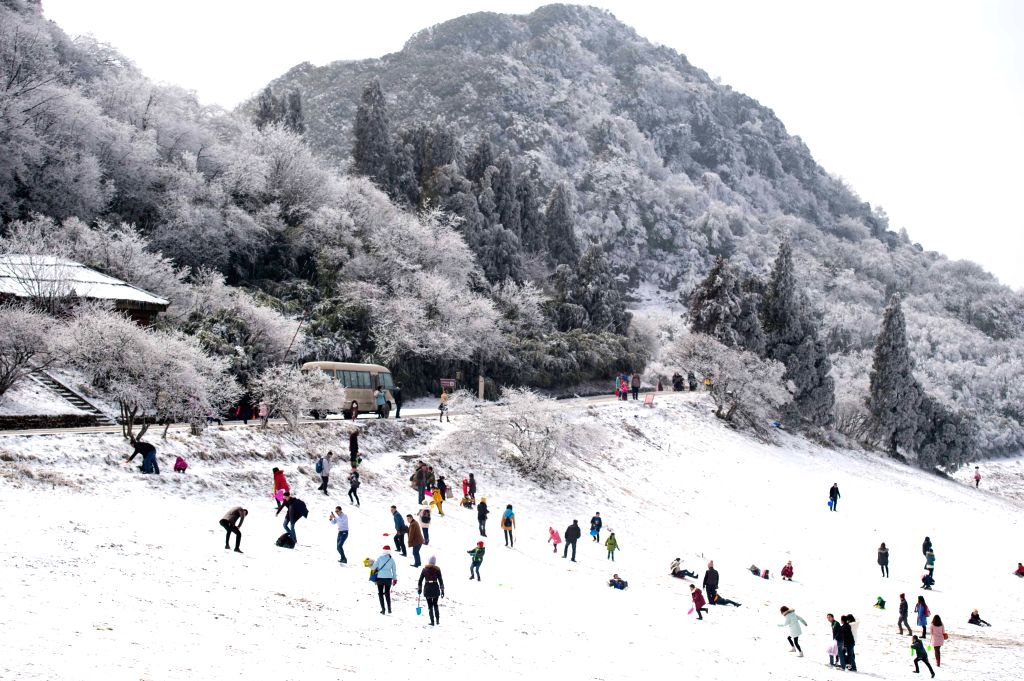 CHINA-CHONGQING-SNOW