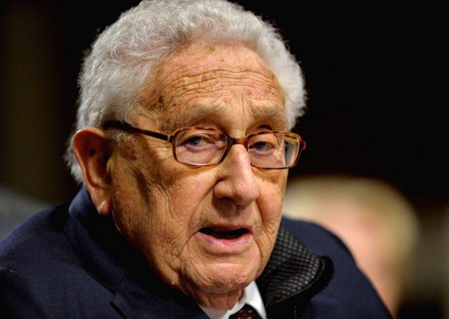 A File photo of former U.S. Secretary of State Henry Kissinger