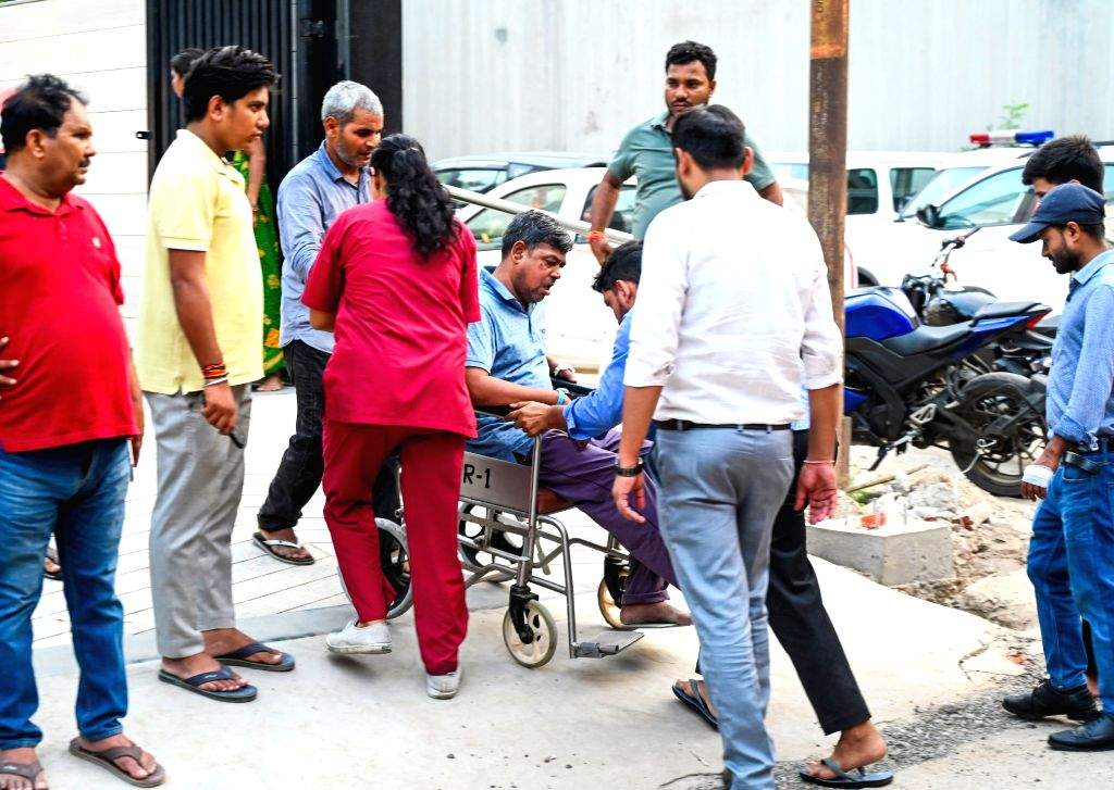 A Fire Breaks Out at Sumitra Hospital in Noida