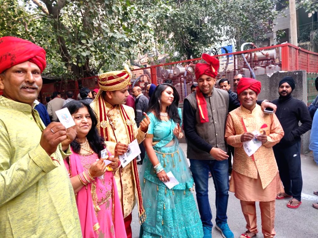 Delhi Polls 2020 - Voting underway
