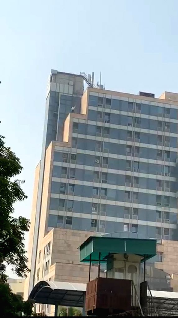 Lawyer climbs on to Rohini Court roof during advocates' protest