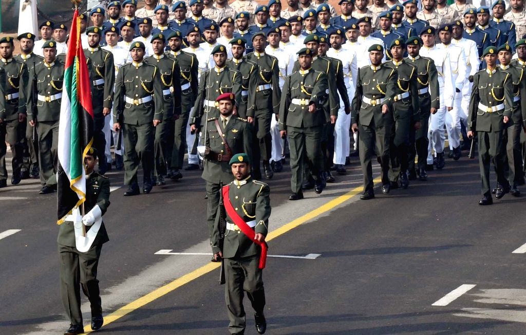 Republic Day Parade-2017 - Full Dress Rehearsals - UAE band