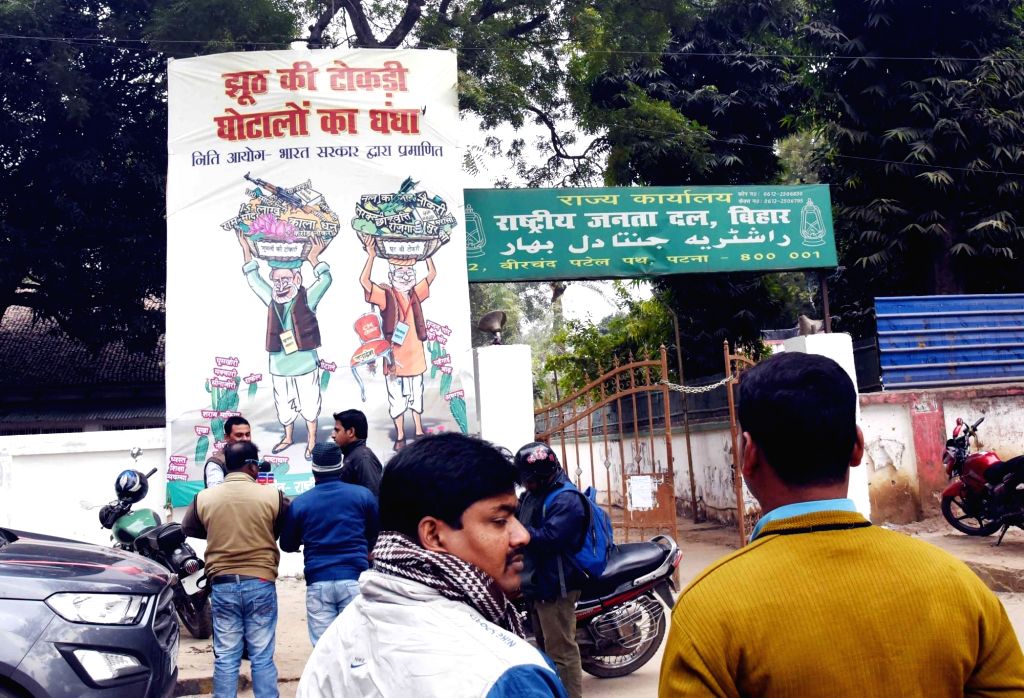 Political poster war ahead of Bihar elections