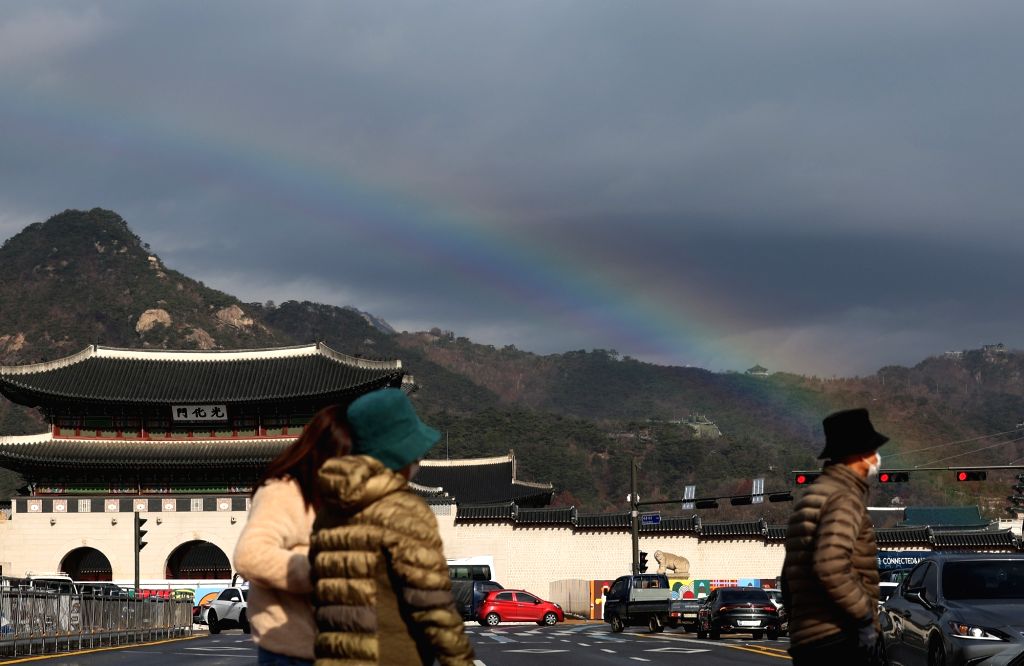 Rainbow over Seoul