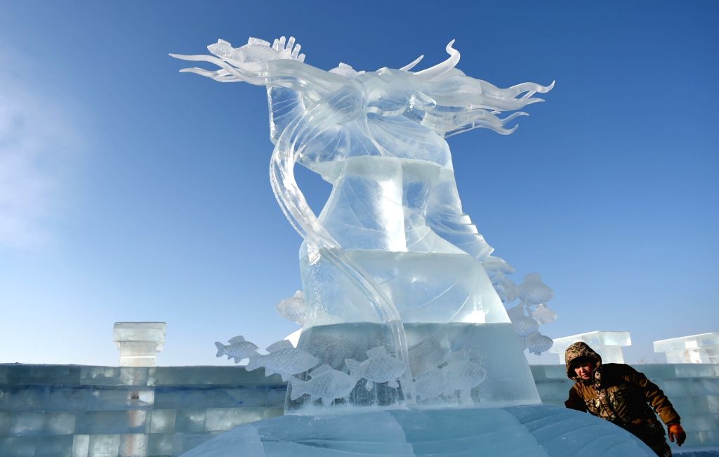 CHINA-HARBIN-ICE SCULPTURE-CONTEST