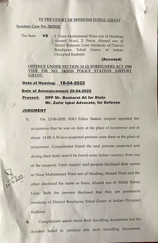 Free Photo : A sessions court in Gilgit-Baltistan ordered the ...