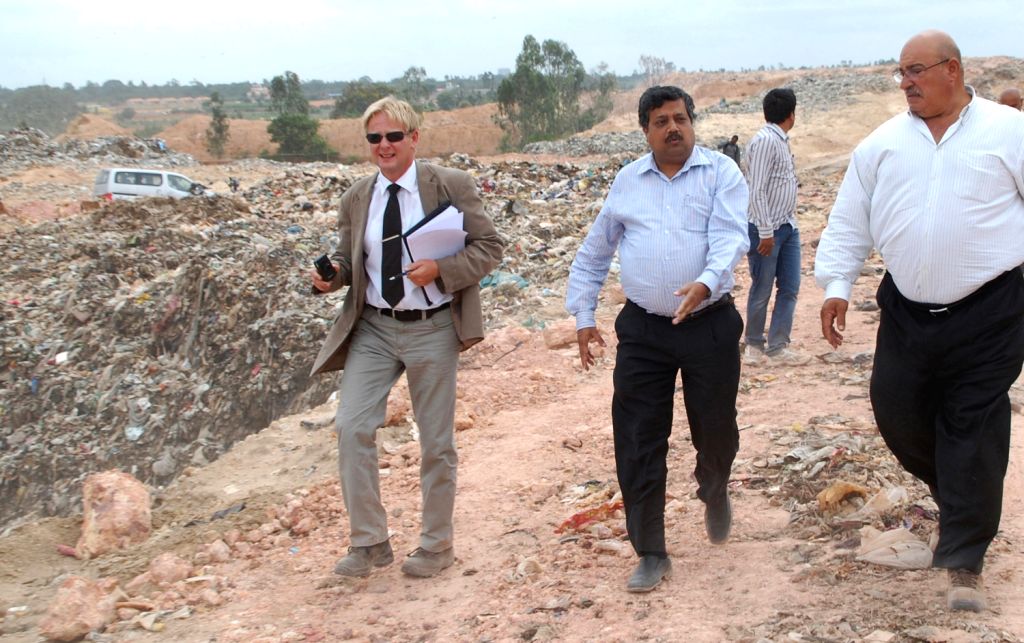 A Team of Environment Specialists from Zurich visits Mandoor Garbage ...