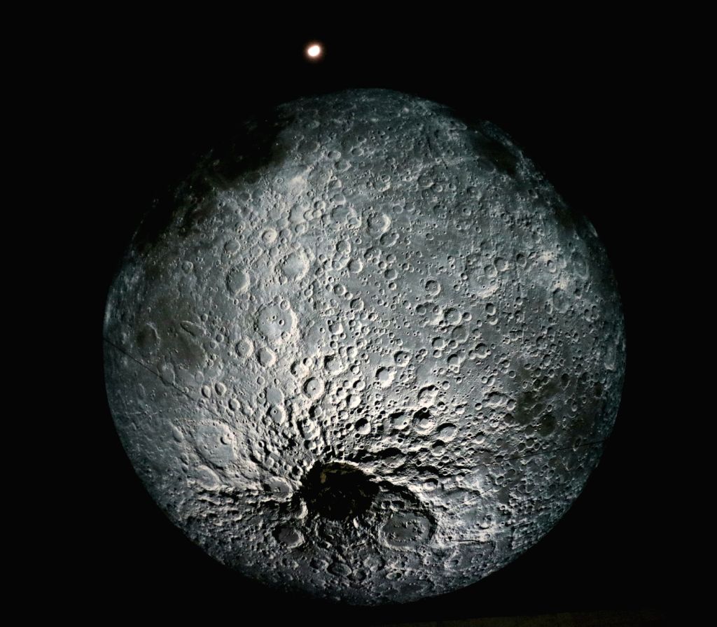 23-feet wide replica of moon