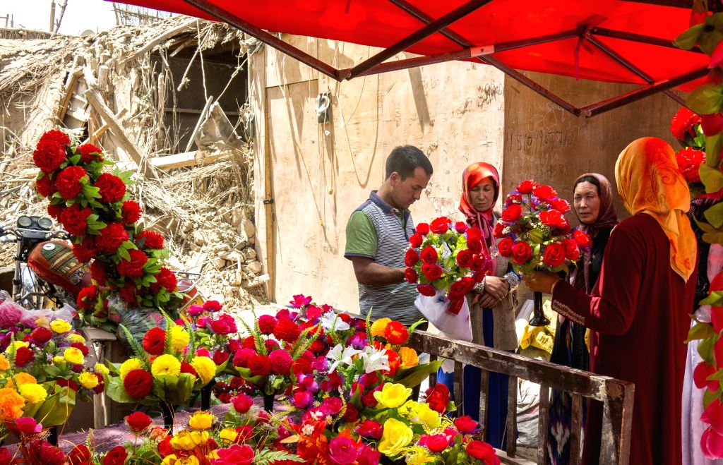 CHINA-XINJIANG-PISHAN-BAZAAR