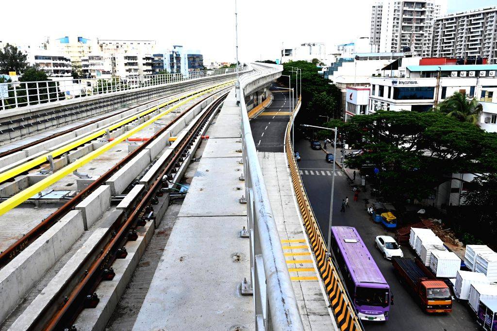 A view of newly constructed “Double Decker Flyover”