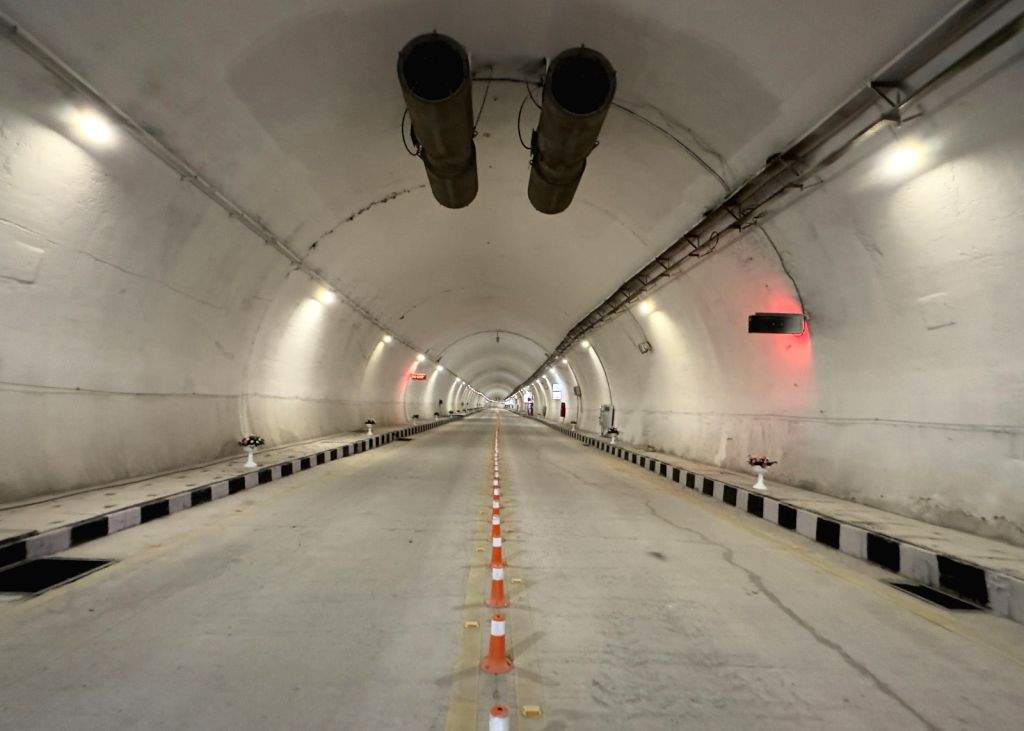 A view of ‘Sela Tunnel’ virtually inaugurated by the Prime Minister ...