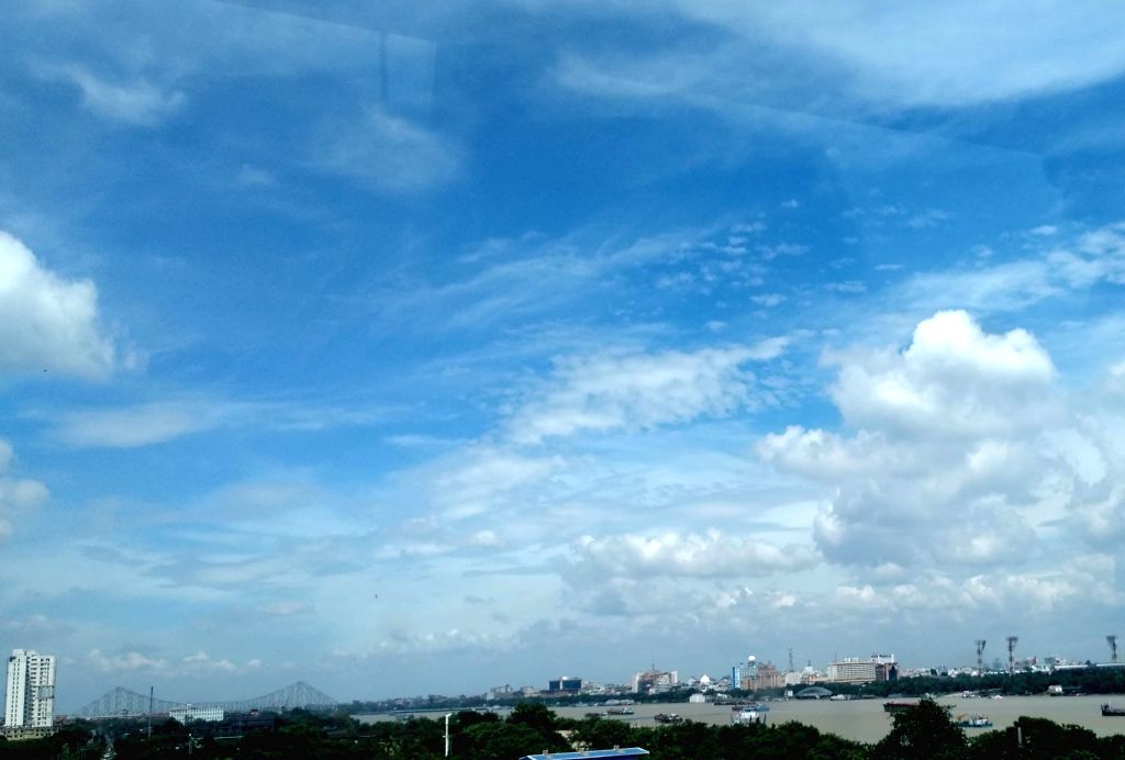 Kolkata's clear blue skyline