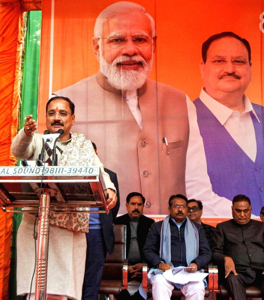 Aam Aadmi Party workers join the Delhi BJP in the presence of State ...