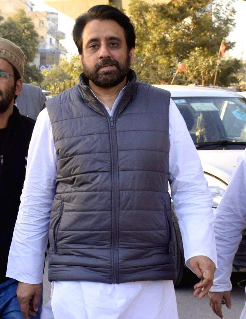 AAP MLA Amanatullah Khan arrives at Jamia Nagar police station
