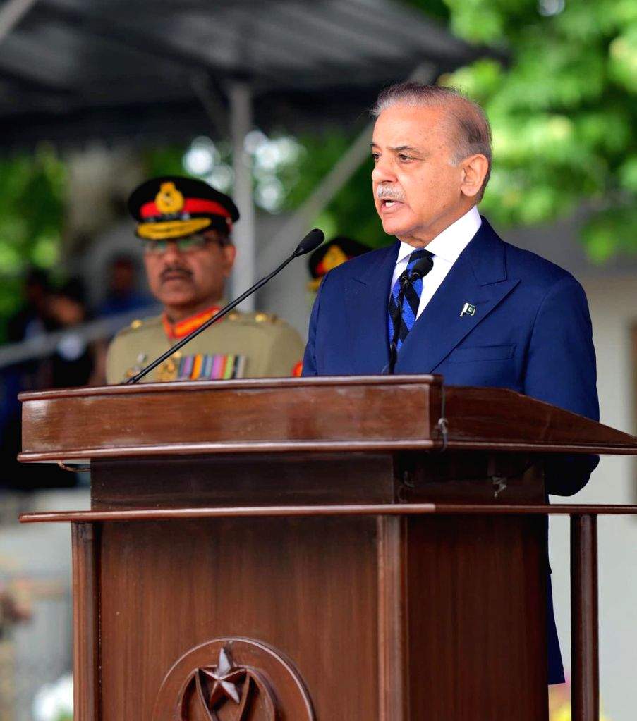 Pakistan Prime Minister Shehbaz Sharif Attends Passing Out Parade of ...