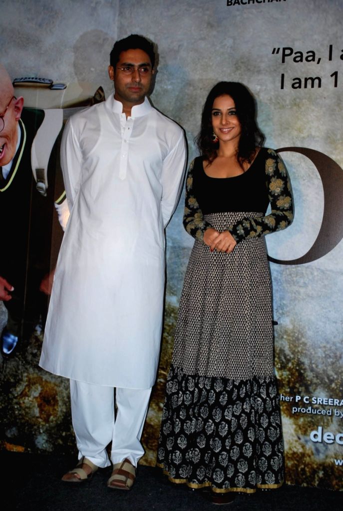 Abhishek Bachchan and Vidya Balan unveiled the first look of movie "Paa ...