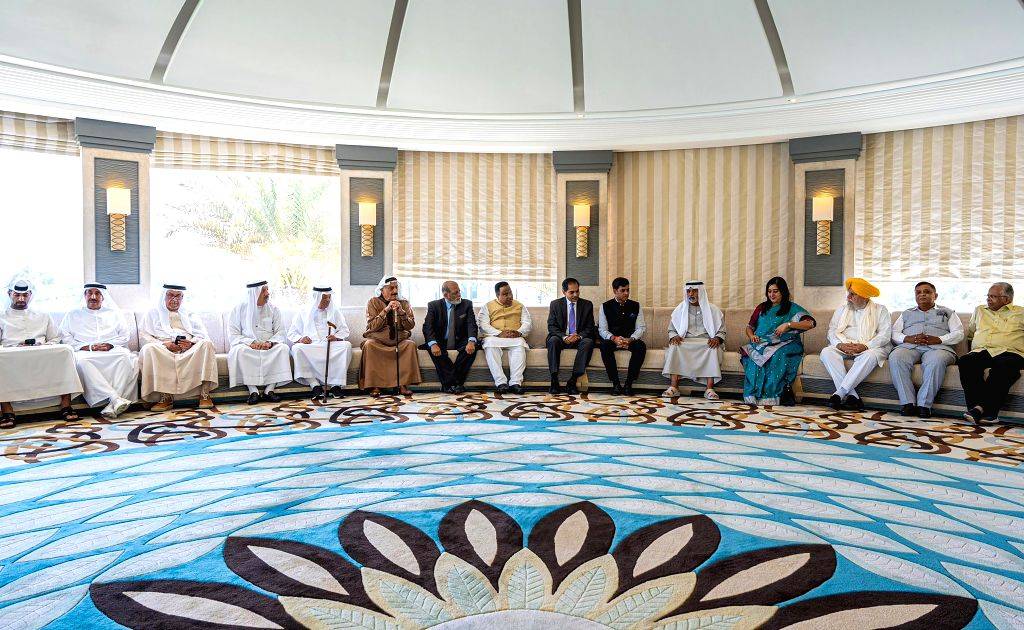 Abu Dhabi: All Party Delegation Meets UAE Minister Sheikh Nahyan