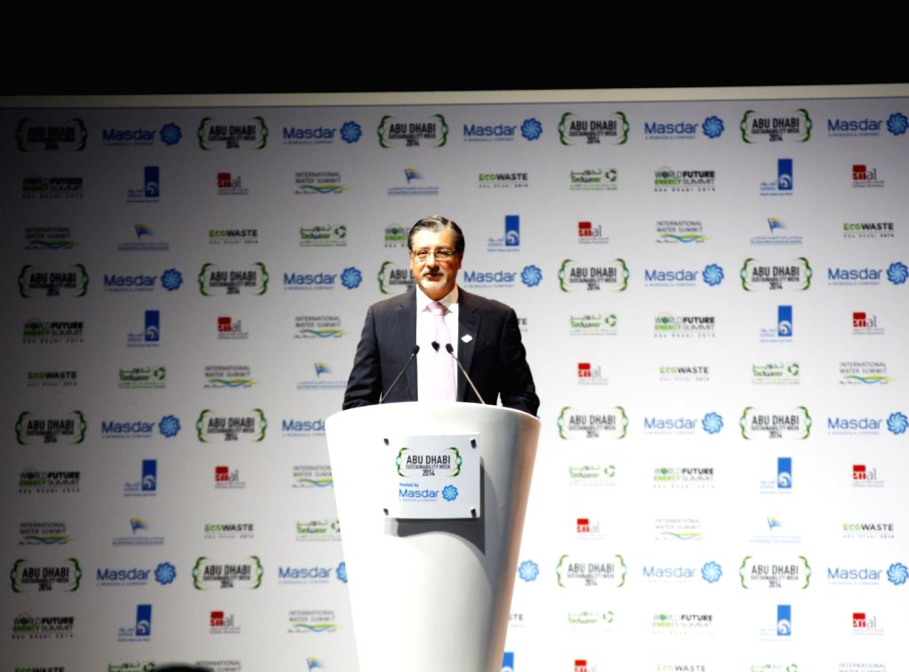 The opening of the 17th World Future Energy Summit in Abu Dhabi
