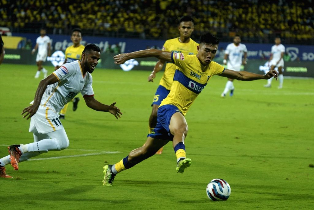 Free photo : Action from the ISL match between Kerala Blasters and East ...