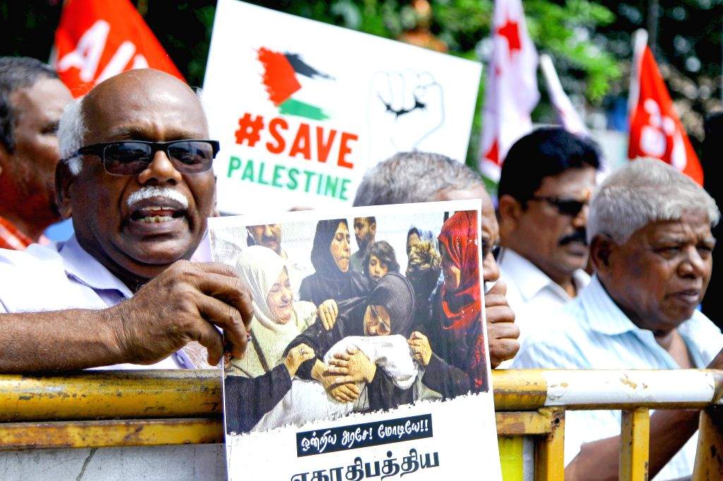 Activists from various organizations participate in a demonstration to ...