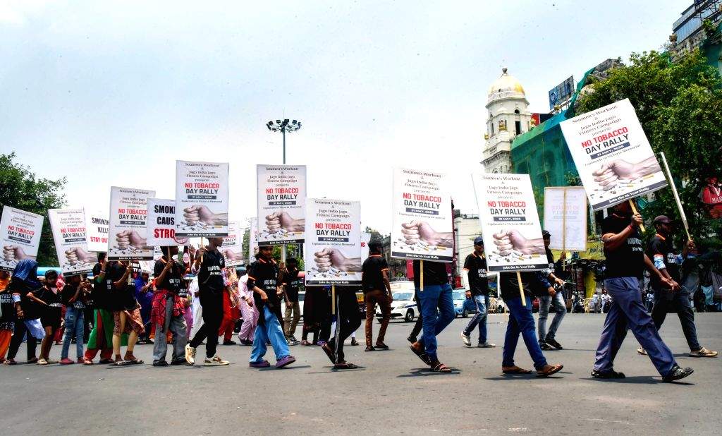 Activists Hold Anti-Tobacco Rally on World No Tobacco Day