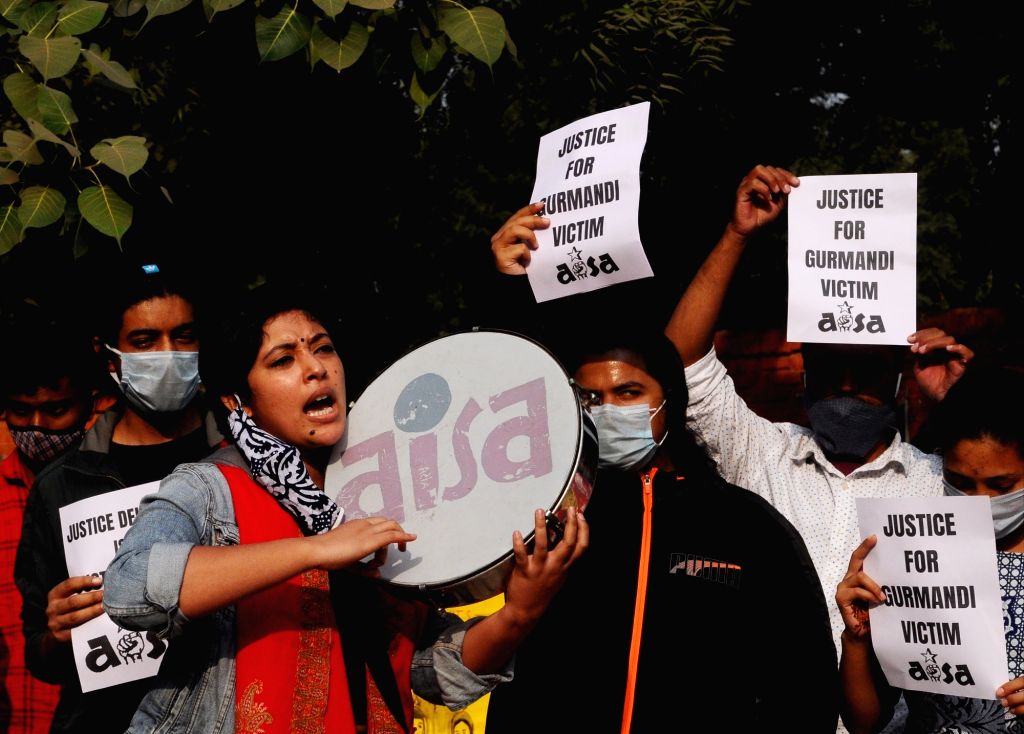 AISA protests crimes against women, demands justice