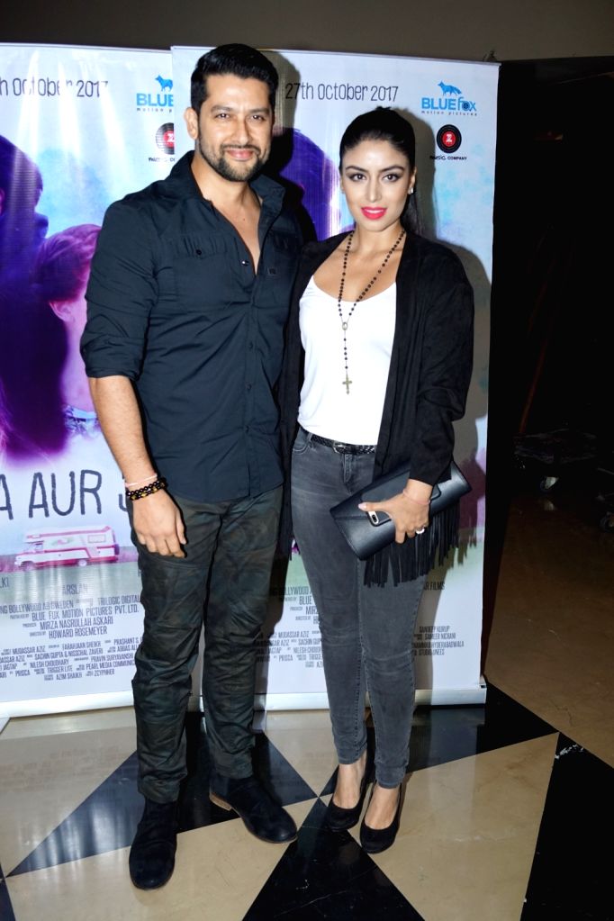 Red carpet of film Jia Aur Jia - Aftab Shivadasani and Nin Dusan