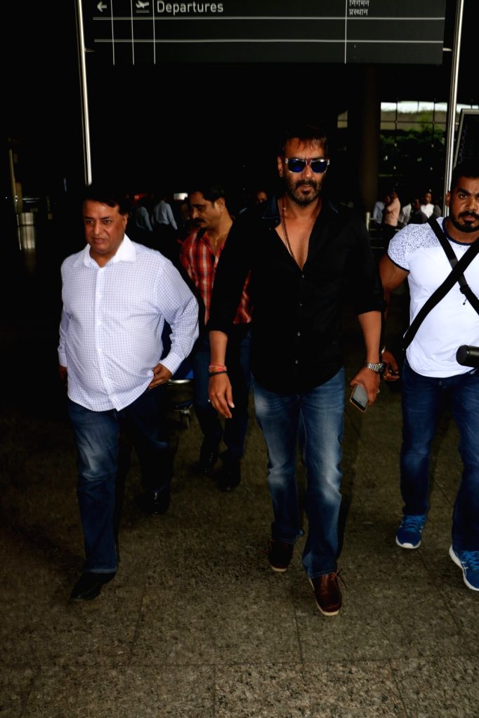 Ajay Devgan spotted at airport