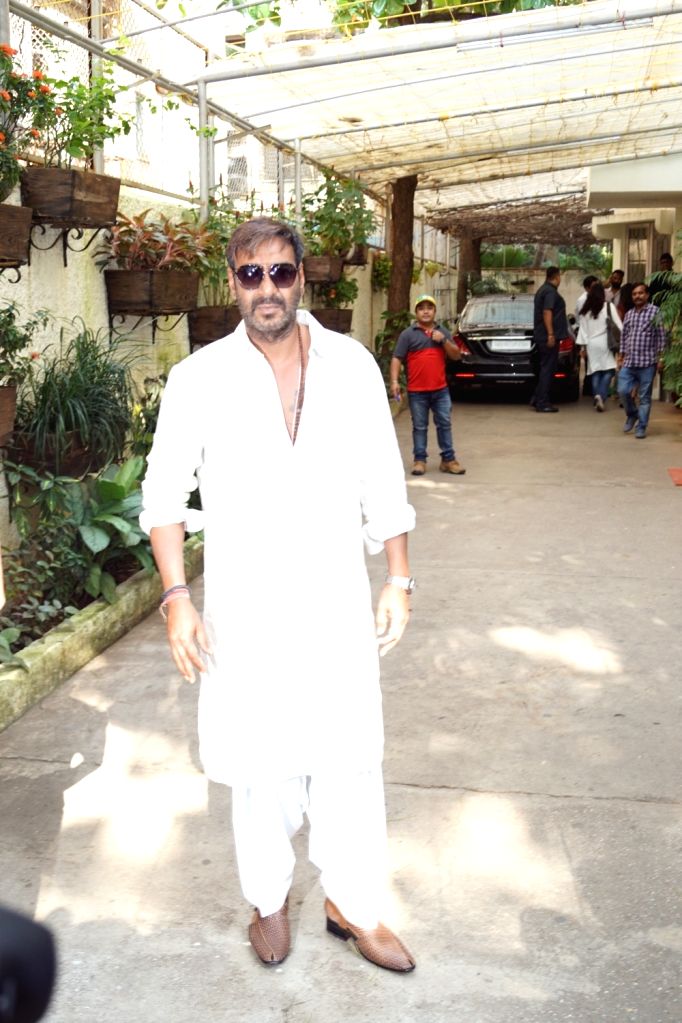 Ajay Devgn seen at a cinema theater