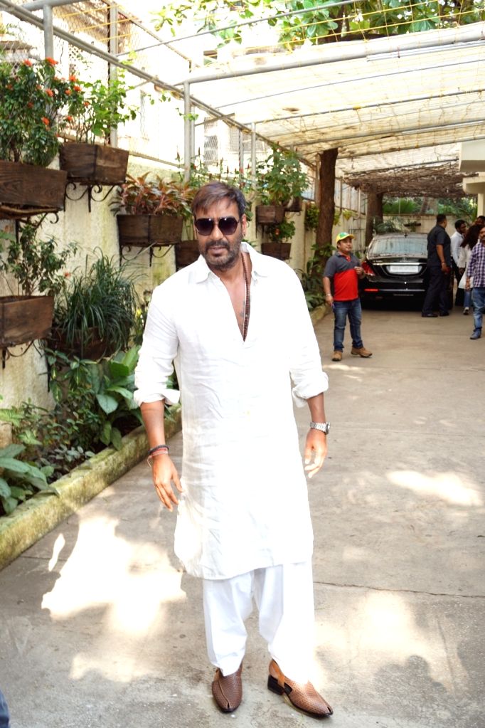 Ajay Devgn seen at a cinema theater