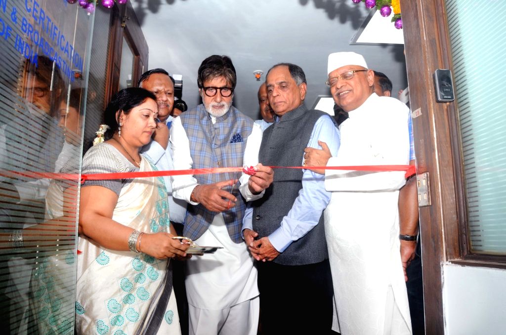 Amitabh Bachchan during inauguration of new CBFC office