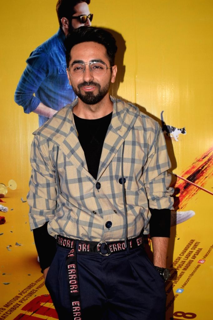 Special screening of film "Andhadhun" - Ayushmann Khurrana