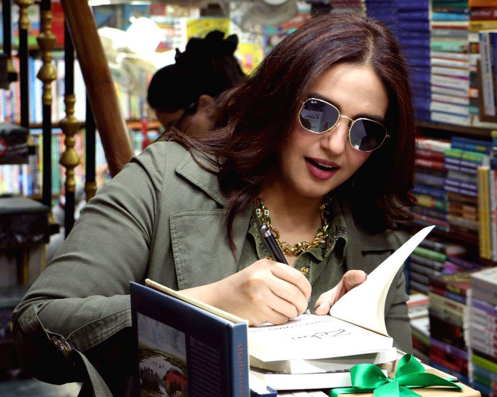 Actor Huma Qureshi during the promotion of her first novel 'Zeba: An ...