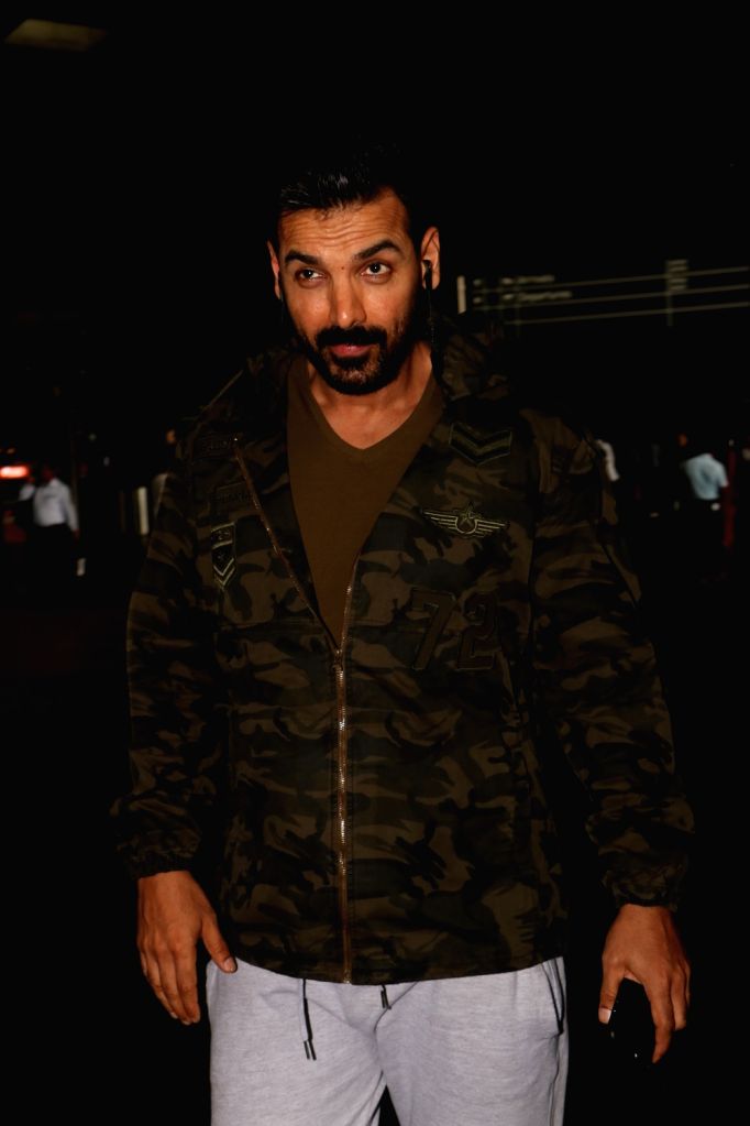 John Abraham at Airport