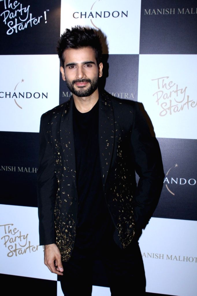 Launch of Manish Malhotra X Chandon Champagne bottles - Karan Tacker