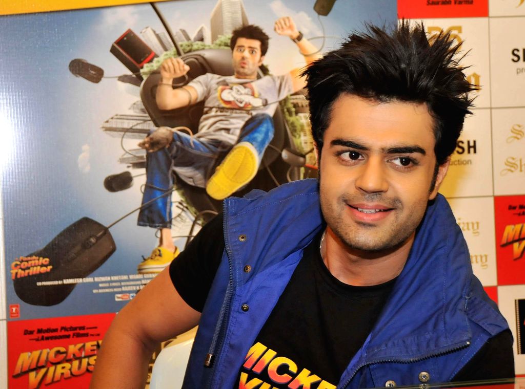 Actor Manish Paul promotes his upcoming film 'Mickey Virus'