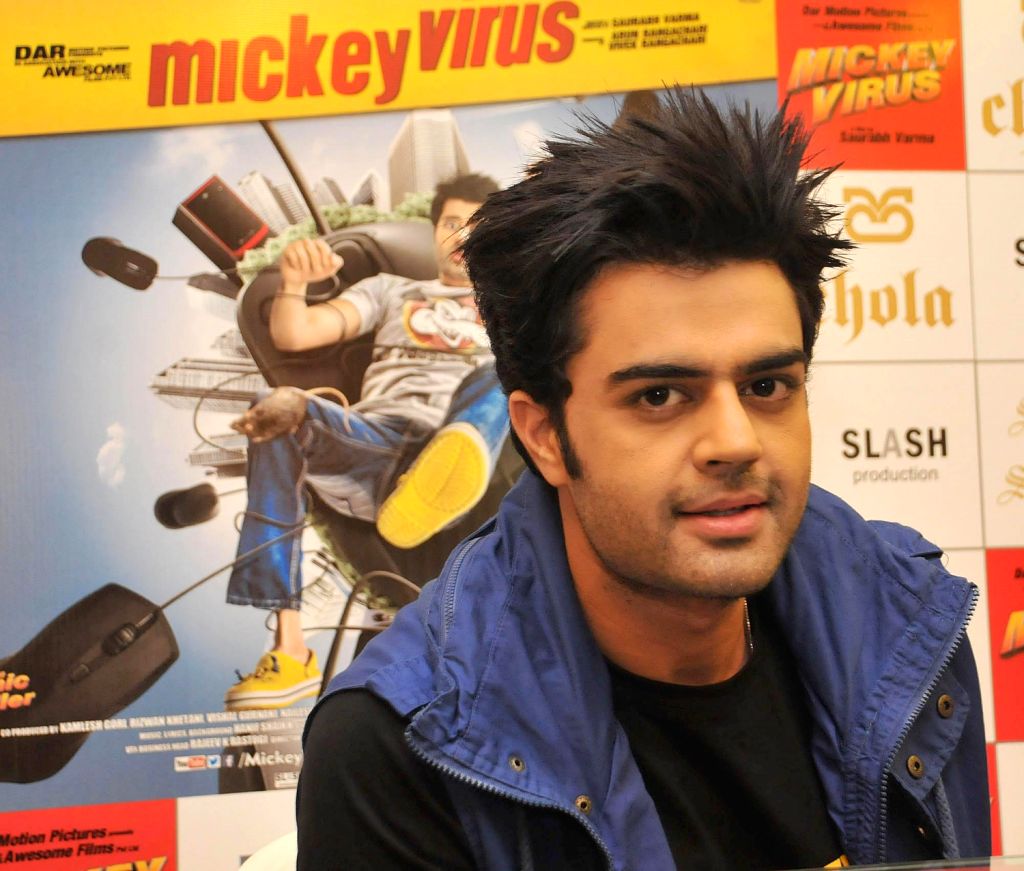 Actor Manish Paul promotes his upcoming film 'Mickey Virus'