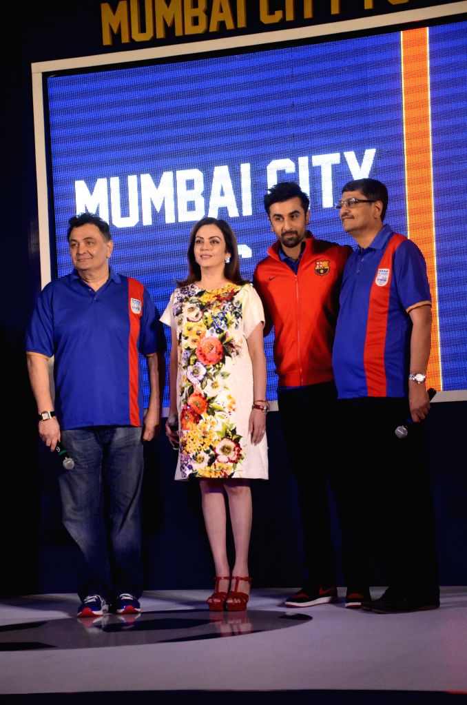 Mumbai City FC football club team logo launch