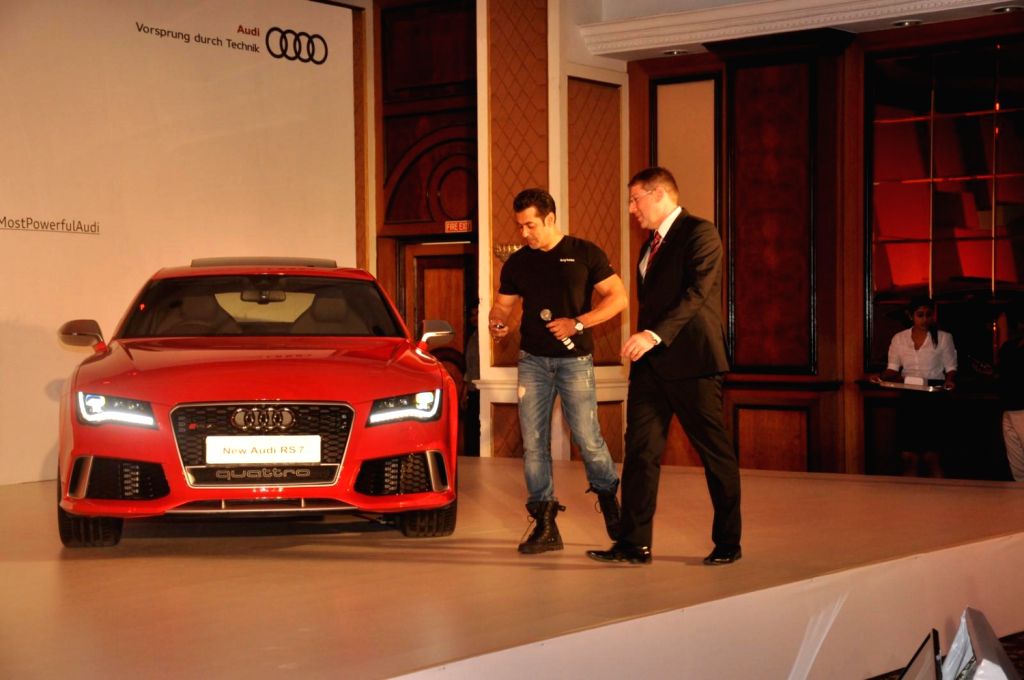 Salman Khan launches Audi RS 7 Sportback luxury car